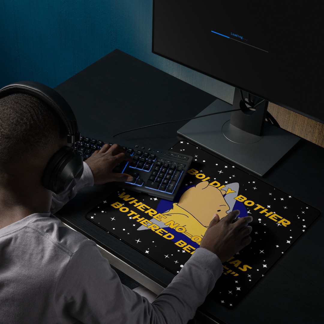 To Boldly Bother Gaming Mouse Pad - Etsy
