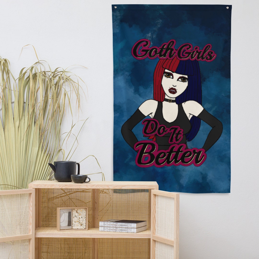Goth Girls Do It Better Flag - Etsy