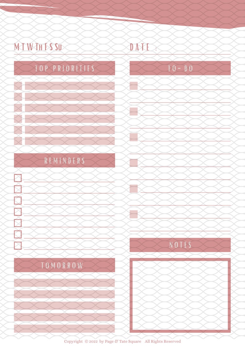 The Ultimate Digital Undated To-do-list Bundle | Printable & Editable ...