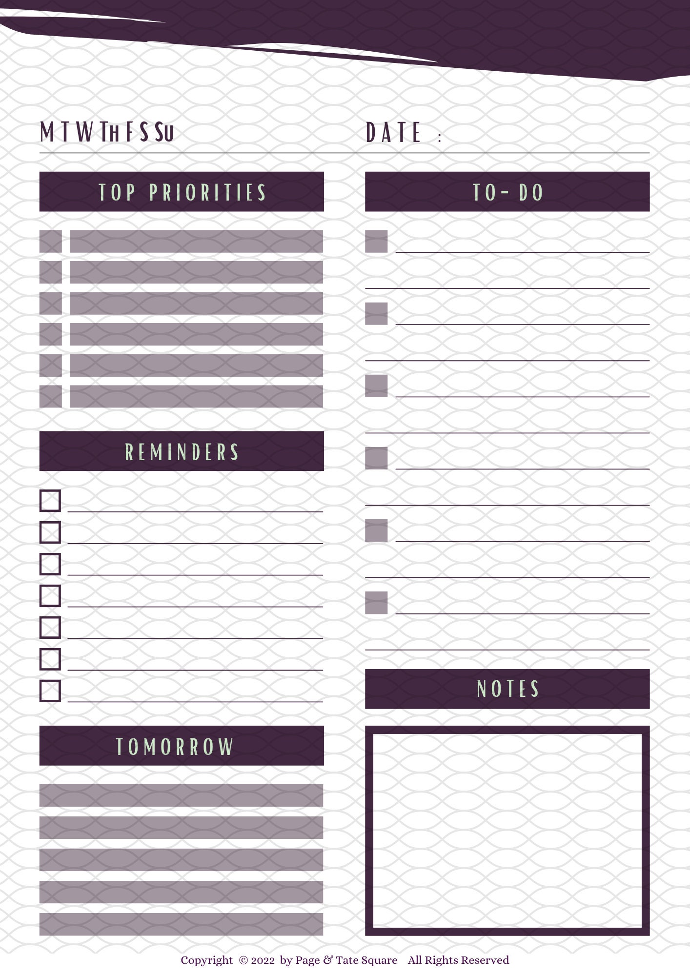 The Ultimate Digital Undated To-do-list Bundle Printable & Editable ...