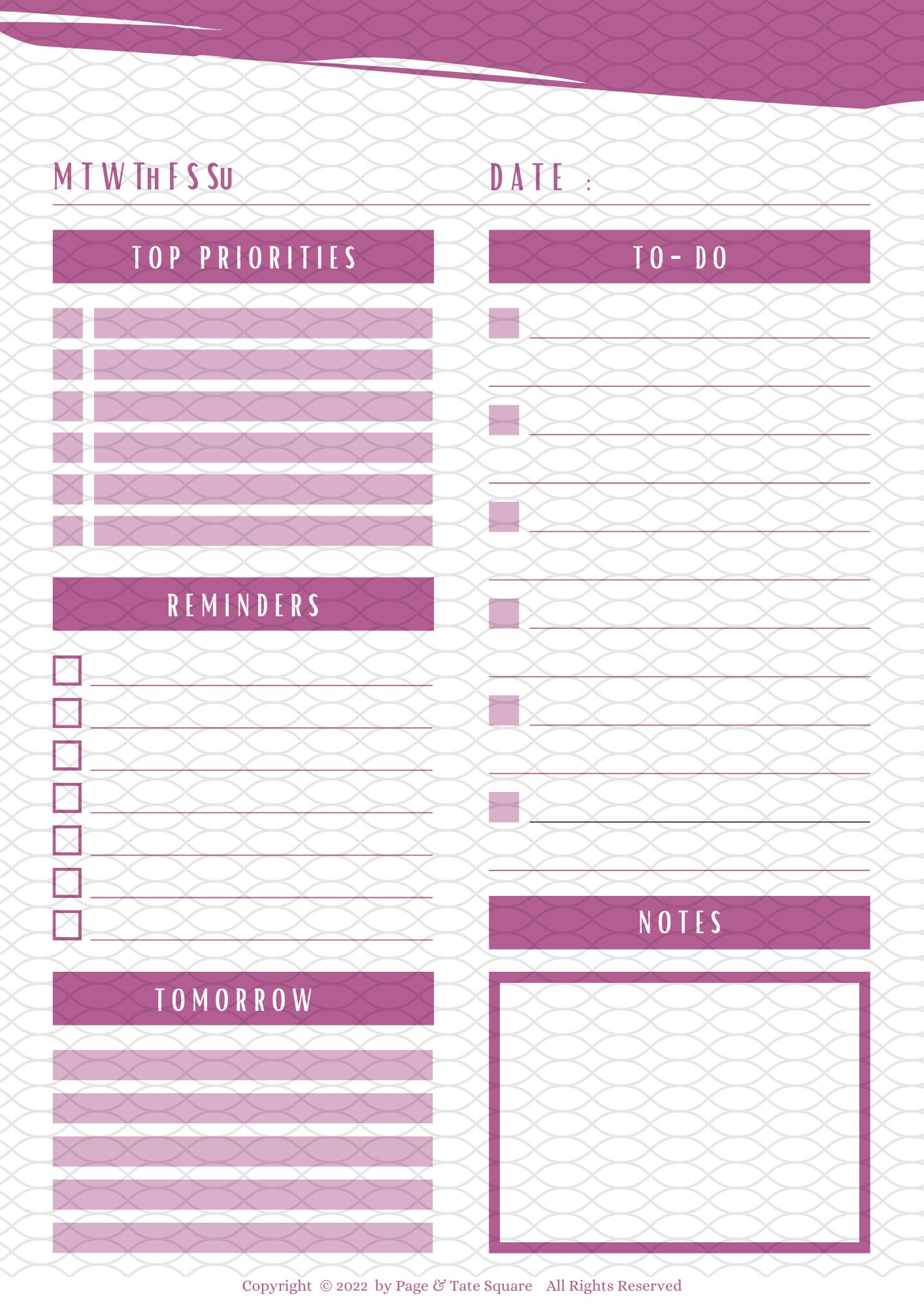 The Ultimate Digital Undated To-do-list Bundle | Printable & Editable ...