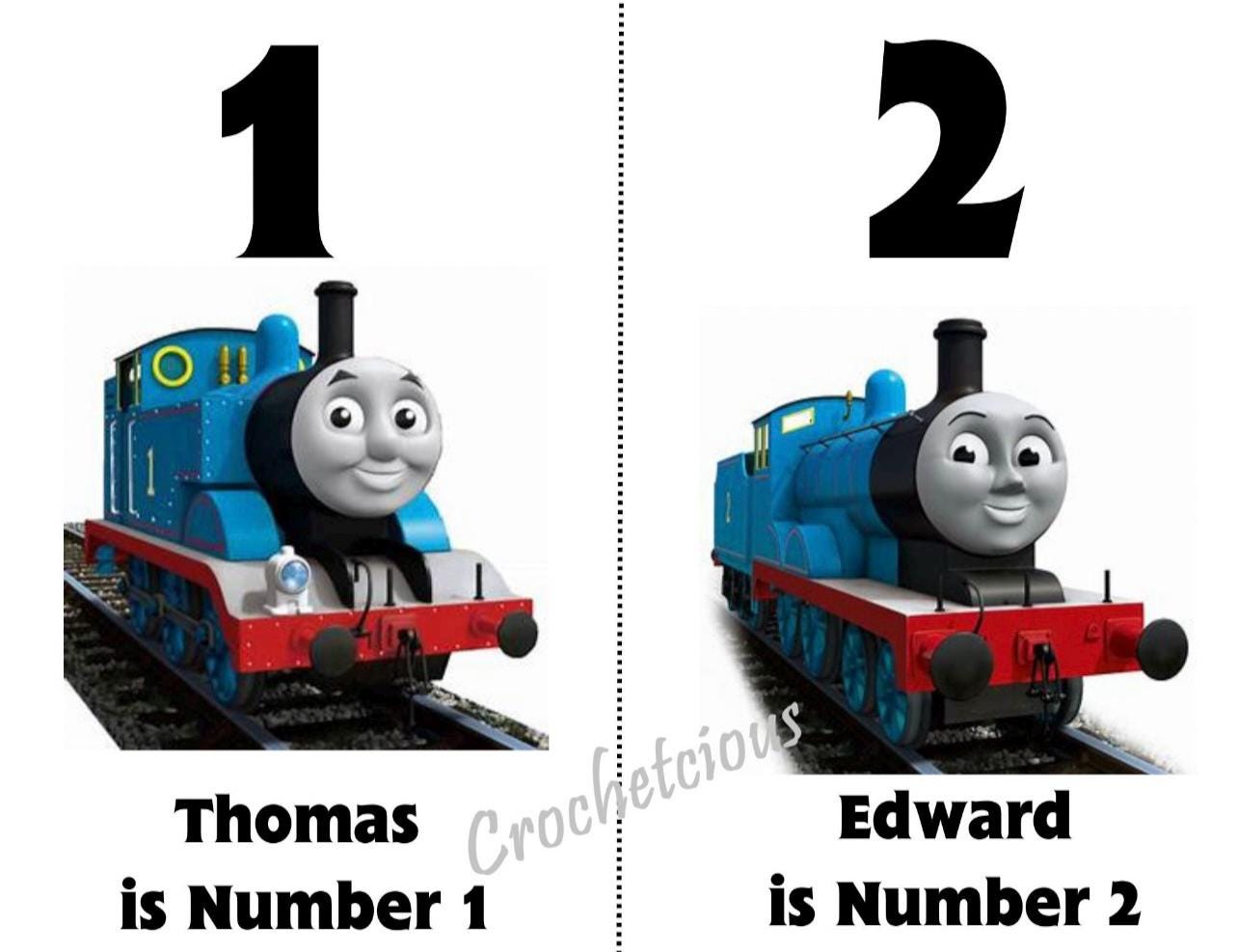 Thomas & Friends Number Flashcards, Numbers 1-10, Pre-school, Toddler ...