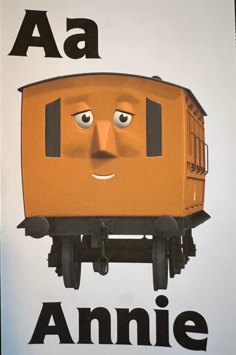 Thomas and Friends A-Z Alphabet Flash Cards, Thomas the Train, Thomas ...