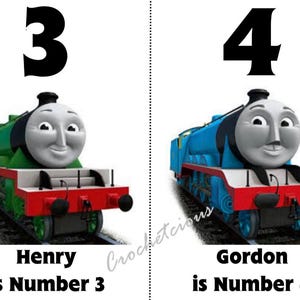 Thomas & Friends Number Flashcards, Numbers 1-10, Pre-school, Toddler ...