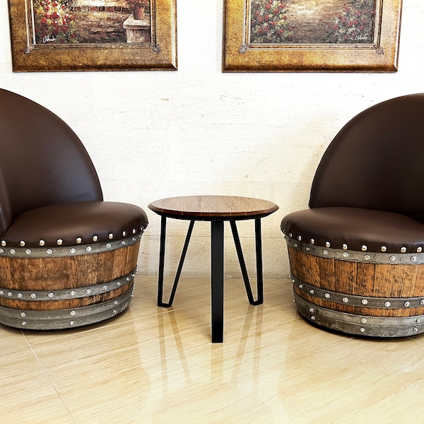 Barrel End Table - Etsy