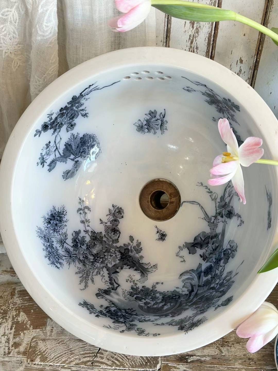 Antique English Washbasin / Sink – Victorian Style – Johnson Brothers ...