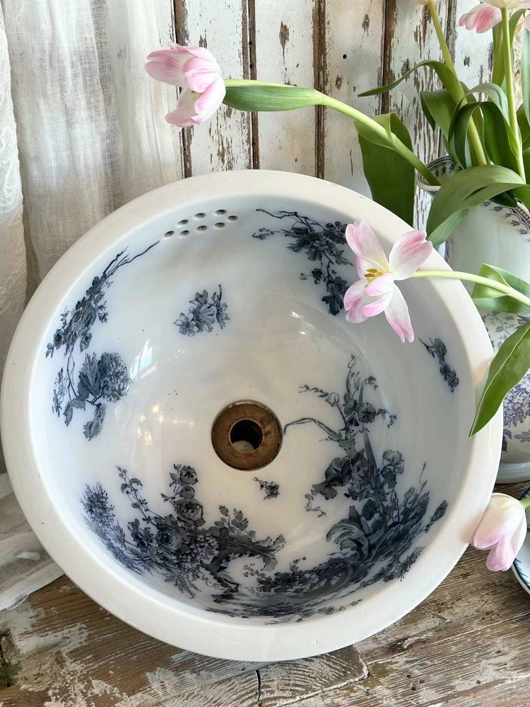 Antique English Washbasin / Sink – Victorian Style – Johnson Brothers ...