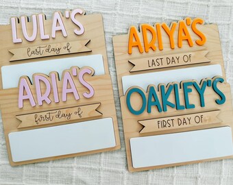 First/last Day of School Sign - Etsy