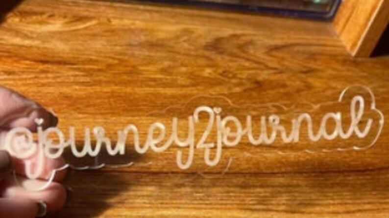 Physical Watermark Watermark Sign Business Name Prop - Etsy