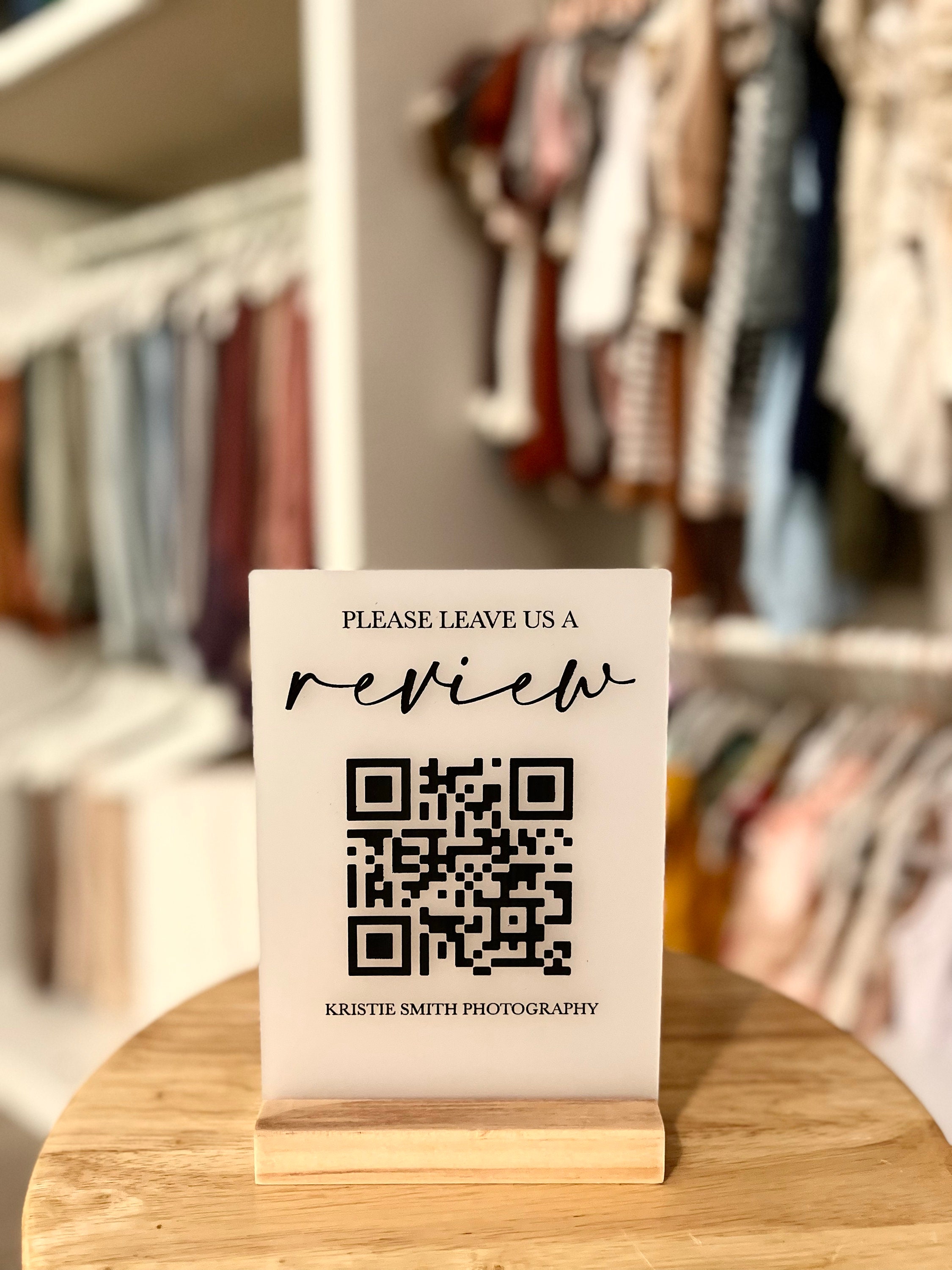 Review QR Code Sign Review Sign Signs for Businesses - Etsy Australia