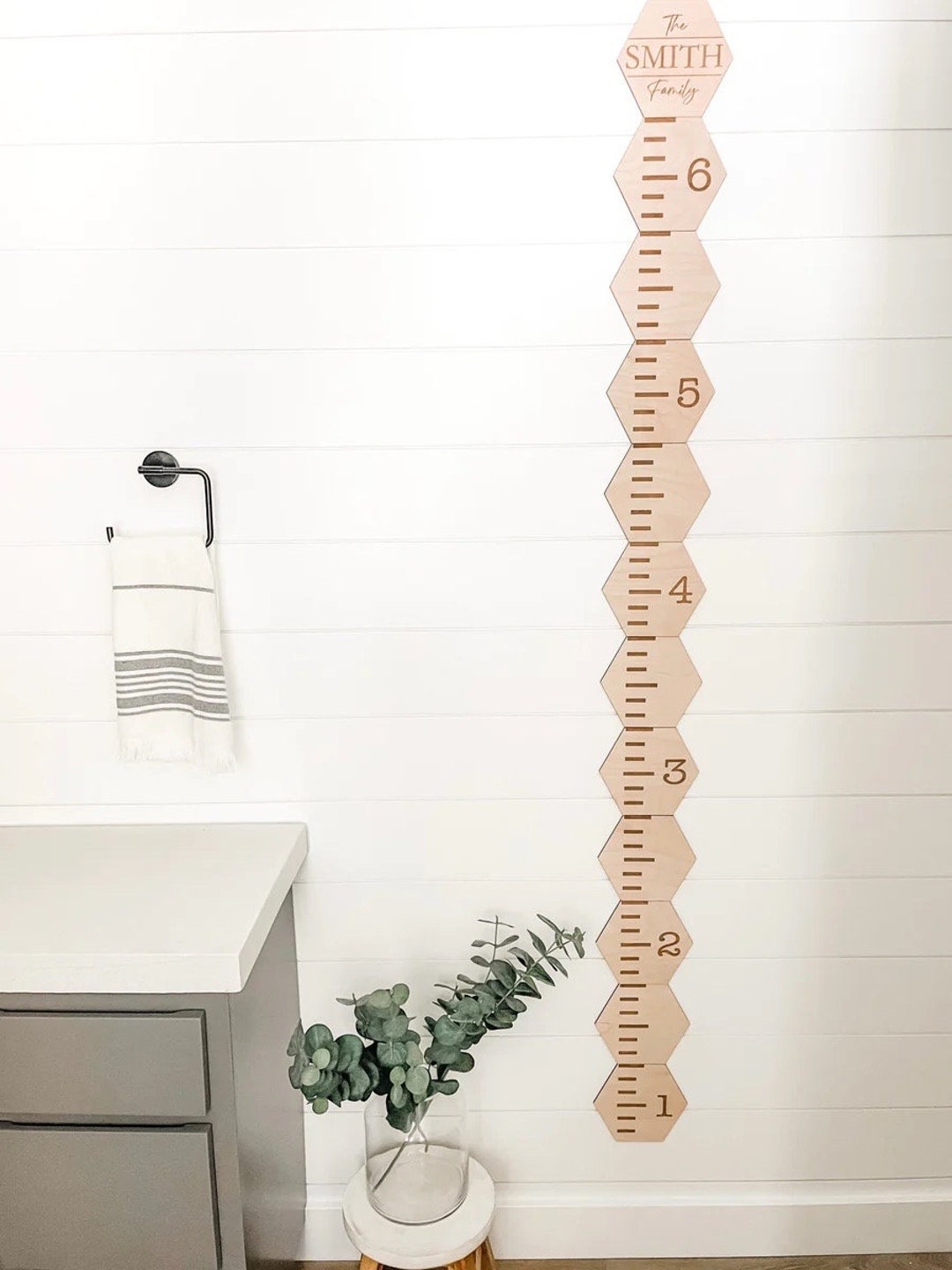 Growth Ruler, Wood Growth Ruler, Baby Shower Gift, 1st Birthday Gift ...