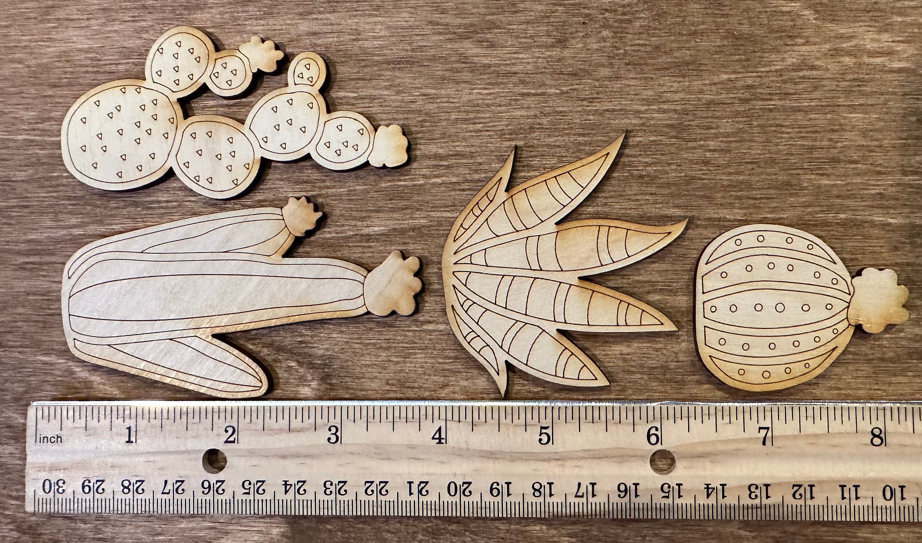 Laser Cut Cactus for Crafts, Cactus Blanks for DIY, Laser Cut Cactus ...