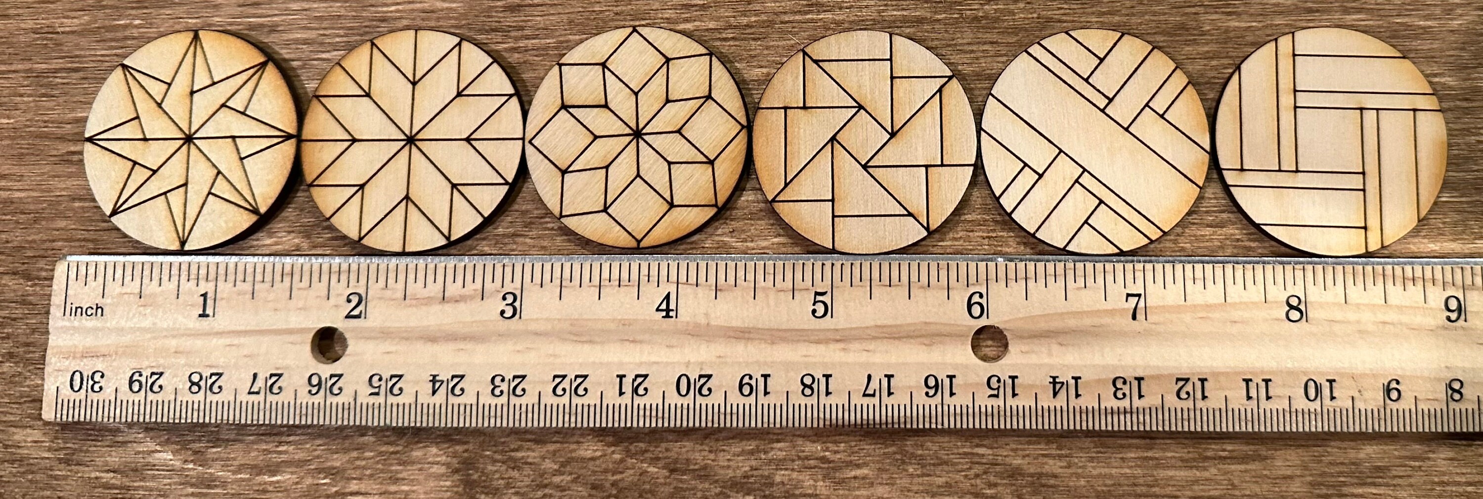 Laser Cut Mosaics for Crafts, Mosaic Rounds for Crafting DIY Home Decor ...