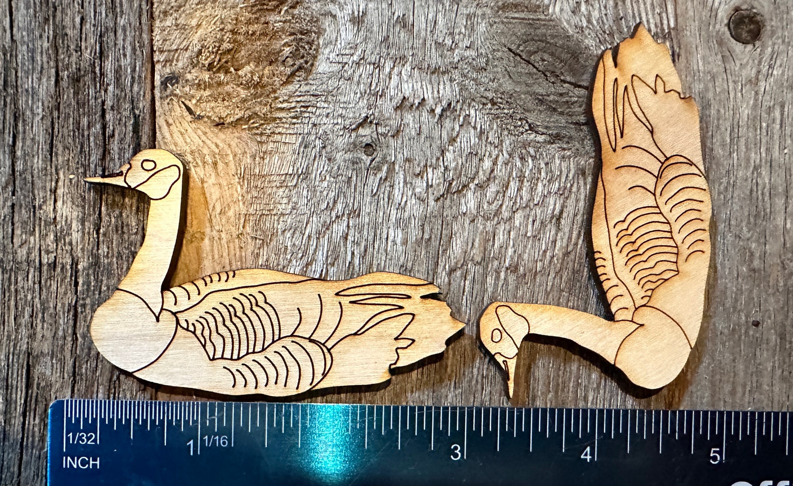 Laser Cut Decorative Canadian Geese for Crafts, Geese Cutouts for ...