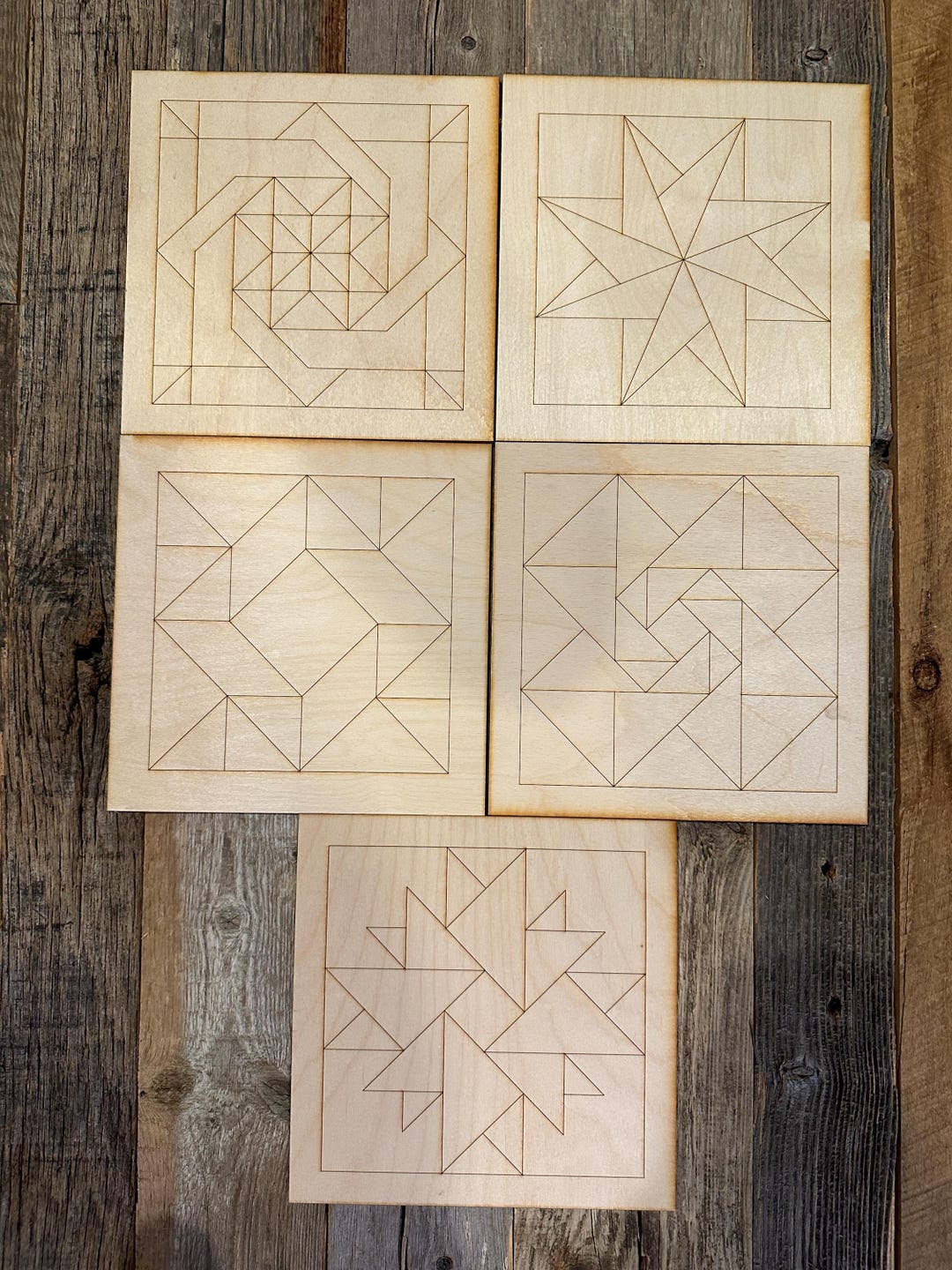 8 Inch Laser Cut Mosaics for Crafts, Mosaic Squares for Crafting DIY ...