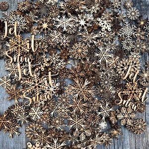 Bulk Laser Cut Tiny Snowflakes for Crafts, Bulk Laser Cut Snowflakes ...