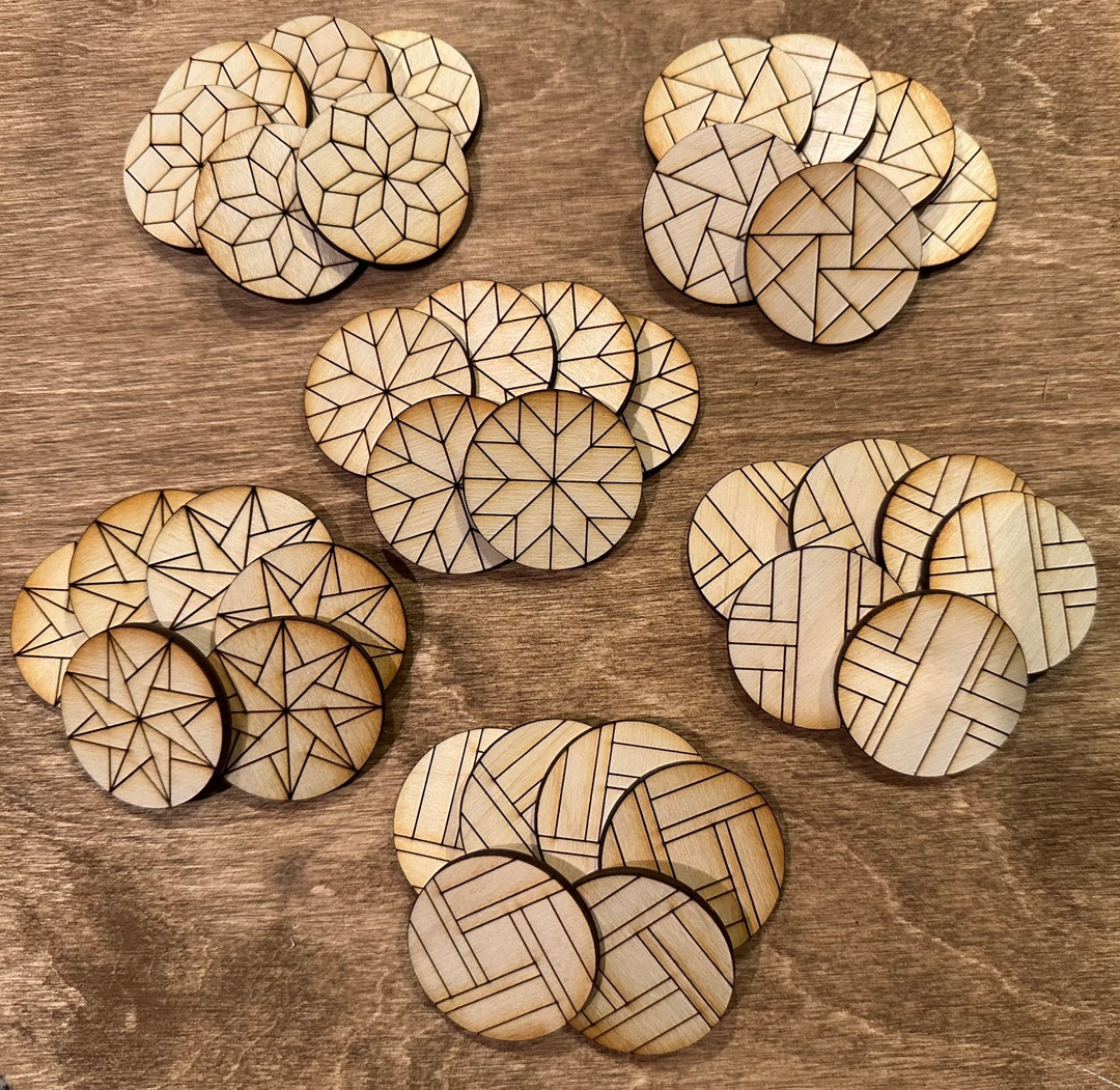 Laser Cut Mosaics for Crafts, Mosaic Rounds for Crafting DIY Home Decor ...