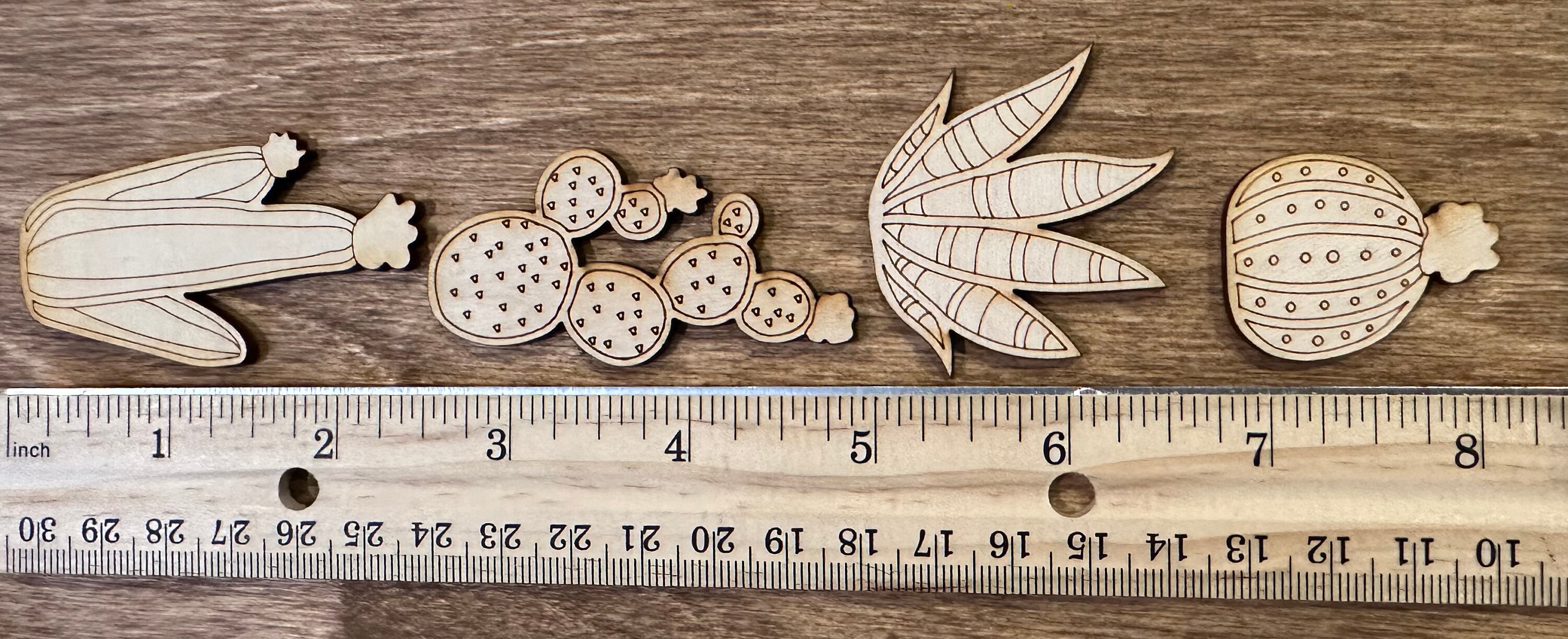 Laser Cut Cactus for Crafts, Cactus Blanks for DIY, Laser Cut Cactus ...