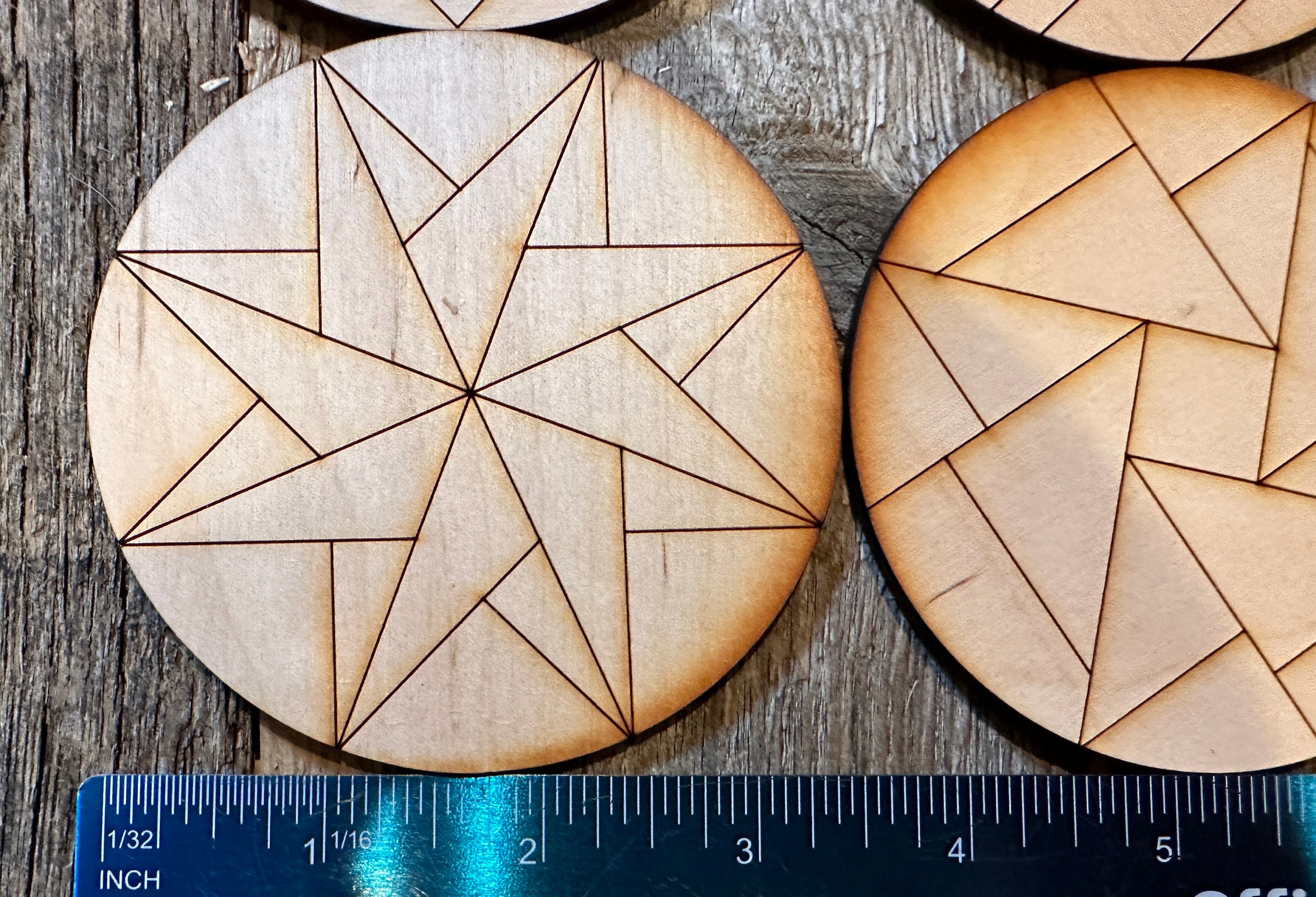 Laser Cut Mosaics for DIY Crafts, Laser Cut Barn Quilt Circles, DIY ...