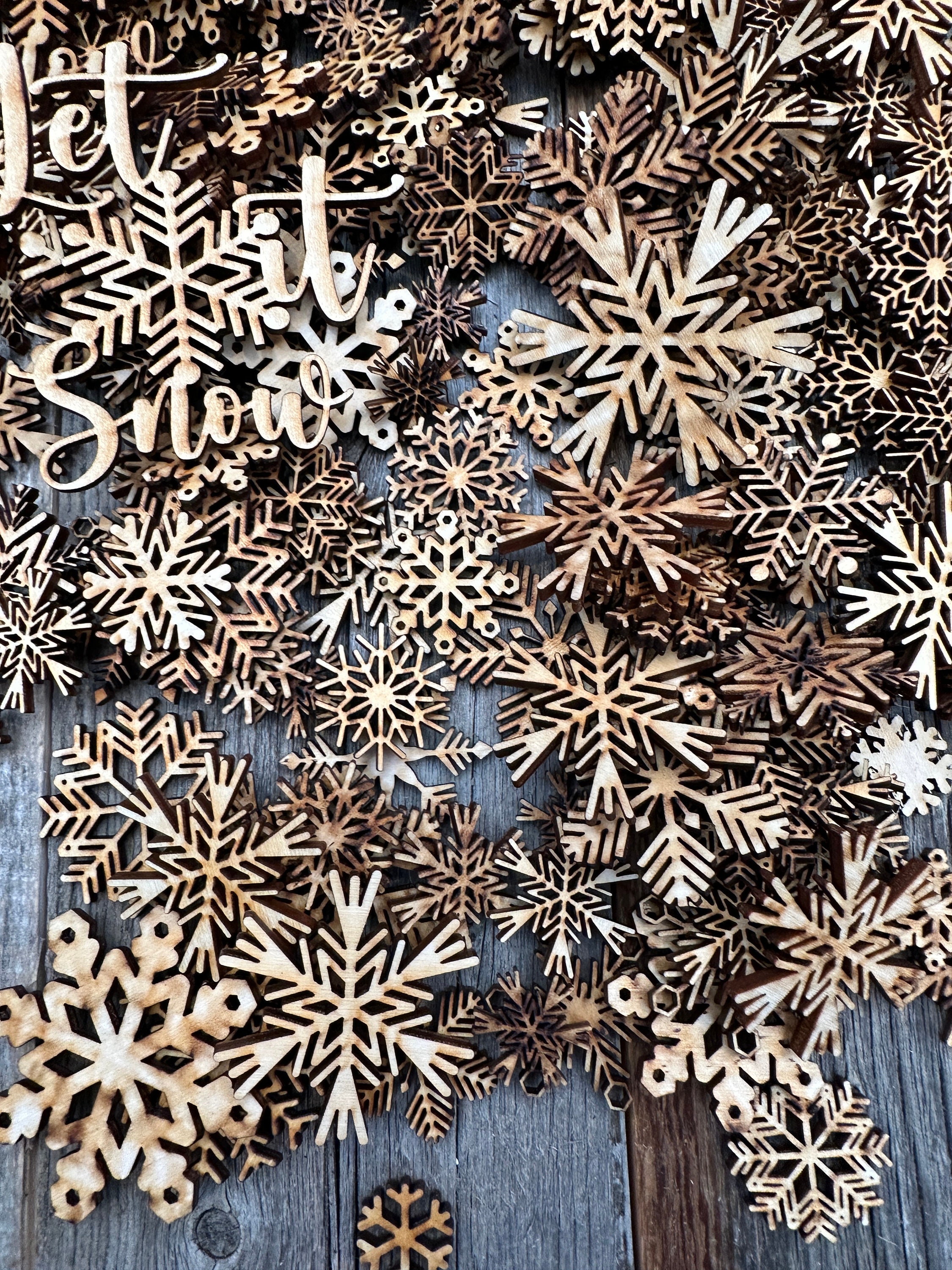 Bulk Laser Cut Tiny Snowflakes for Crafts, Bulk Laser Cut Snowflakes ...