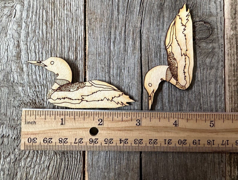 Laser Cut Decorative Loons for Crafts Loon Cutouts for - Etsy