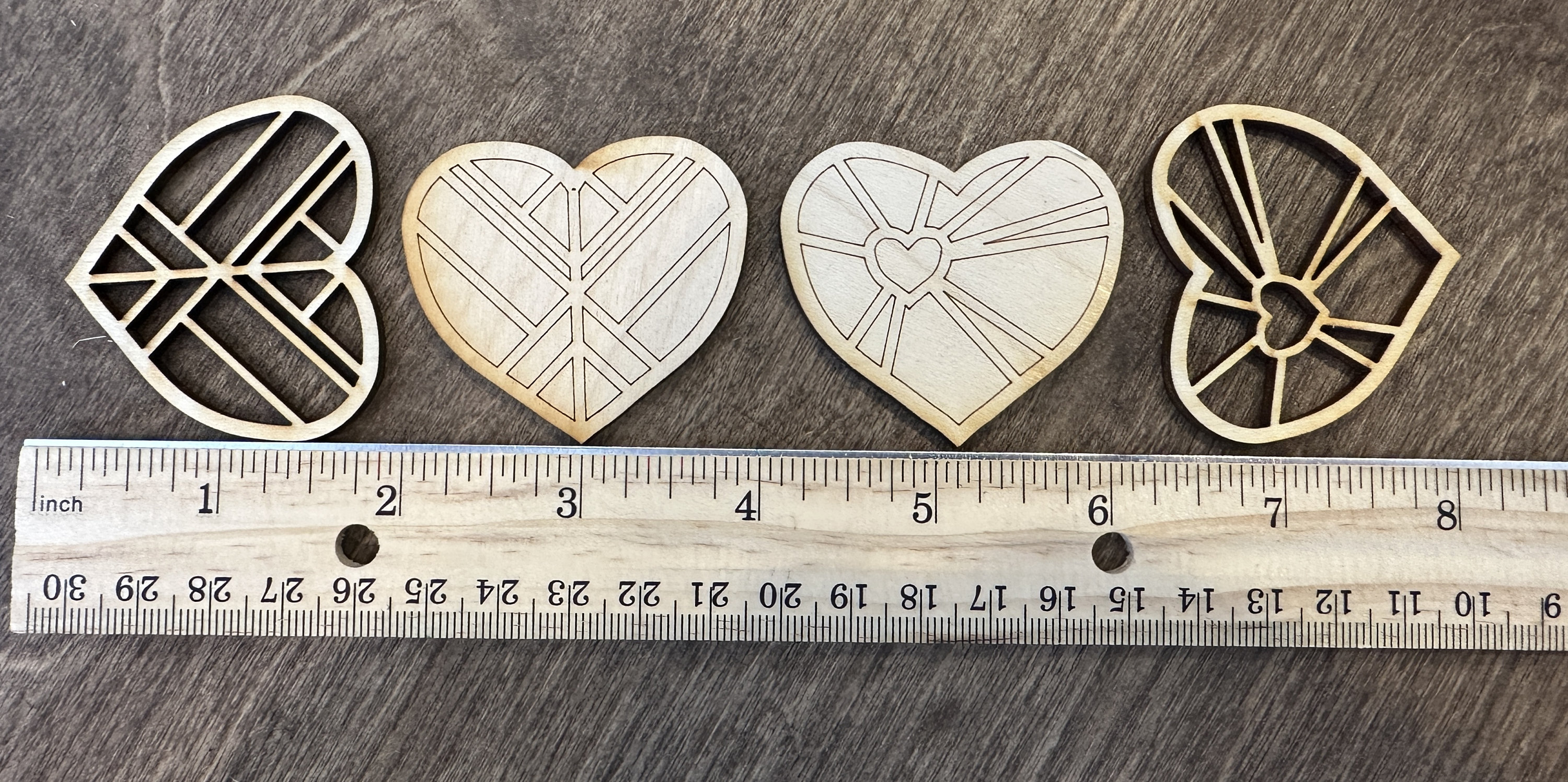 Bulk Laser Cut Small Heart Mosaics for DIY Crafts, Laser Cut Hearts ...