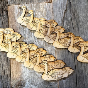 Laser Cut Decorative Canadian Geese for Crafts, Geese Cutouts for ...