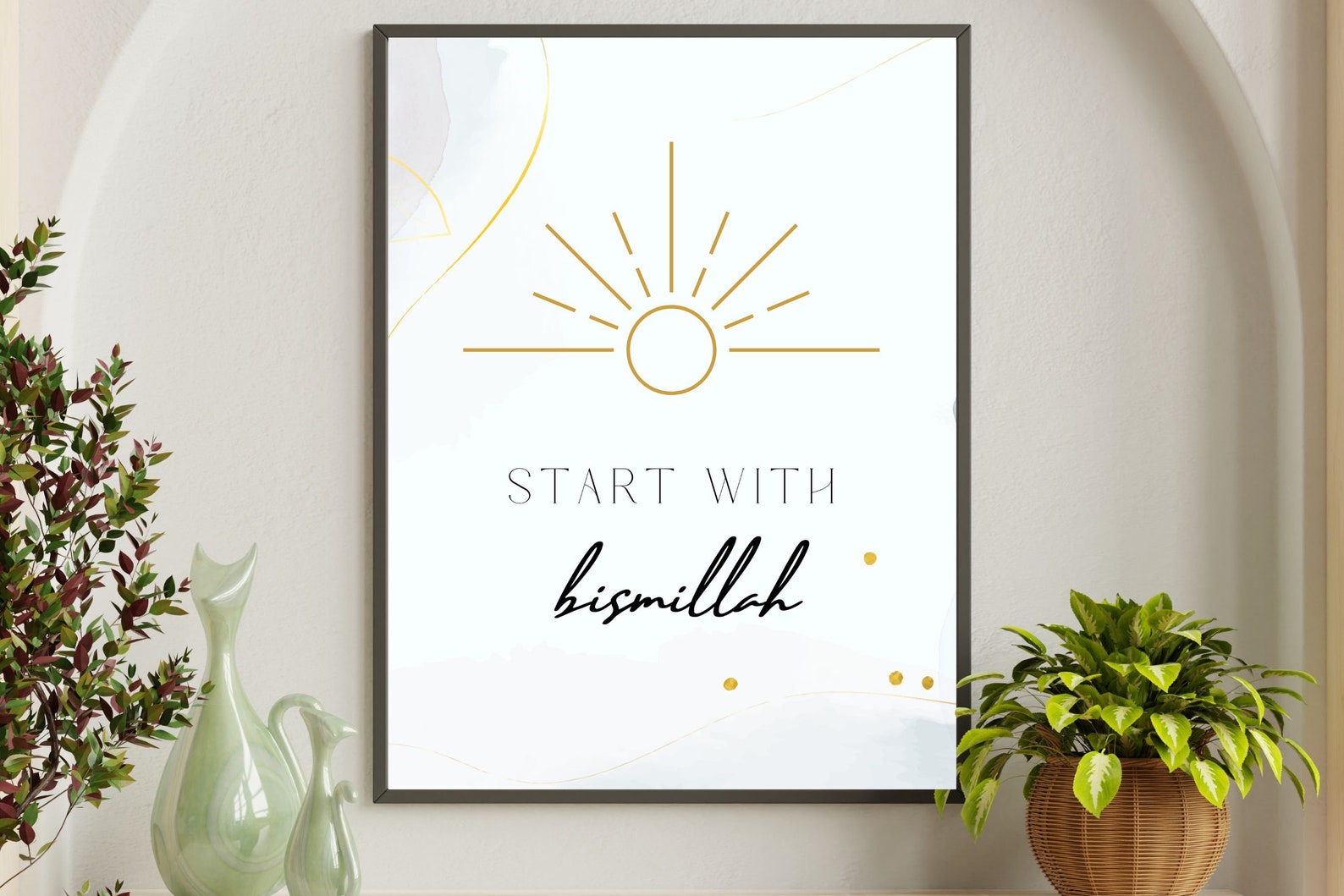 Start With Bismillah, Hope With Inshallah, End With Alhamdulillah ...