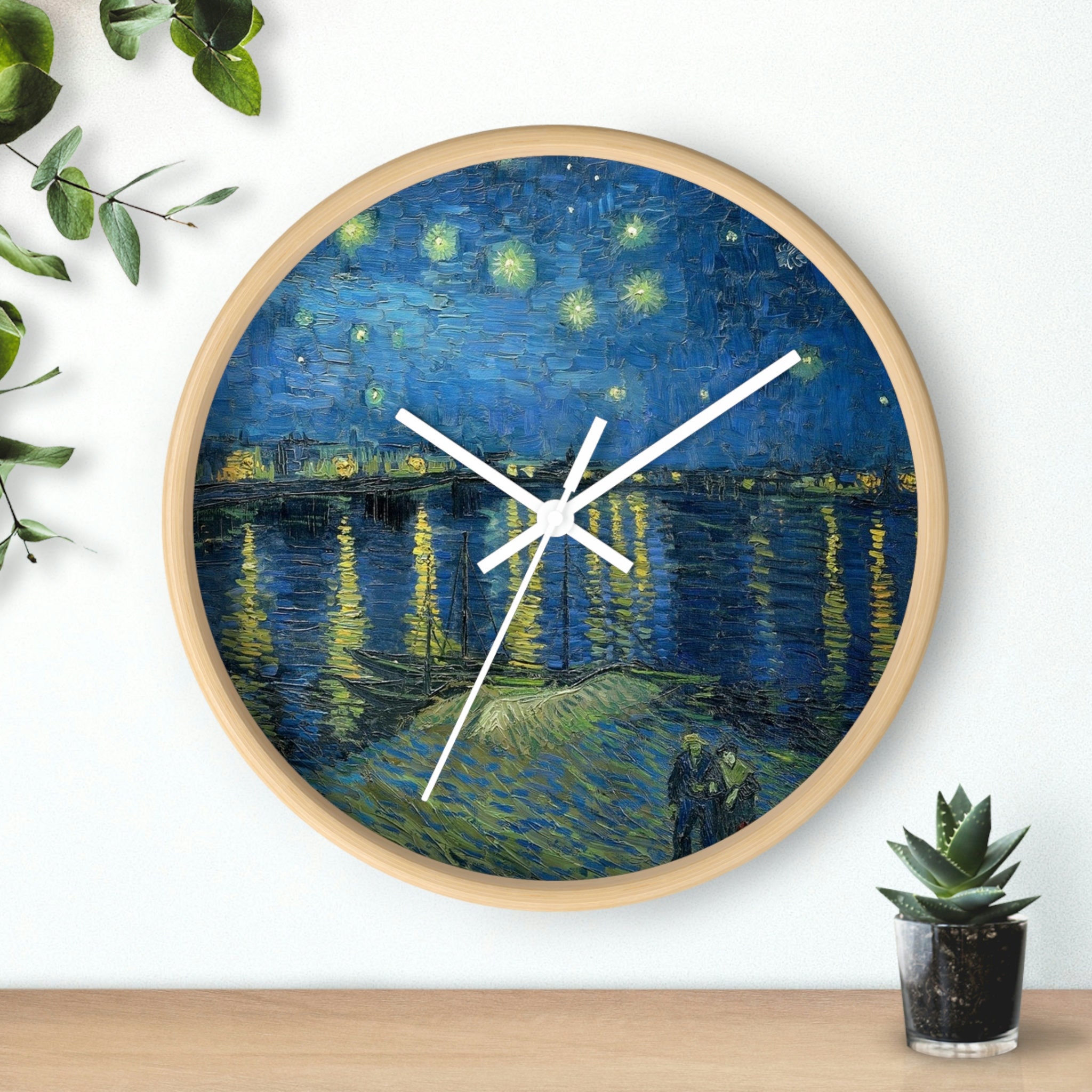 Vincent Van Gogh's Starry Night Over The Rhone (1888) Famous Landscape ...