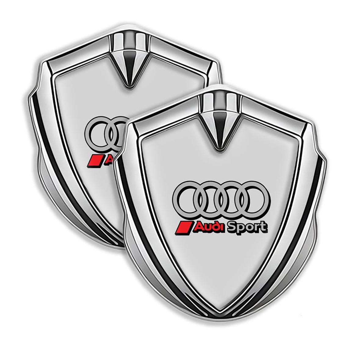 Audi Sport Metal Shield Emblem,3d Domed Epoxy Resin Logo,high Quality ...