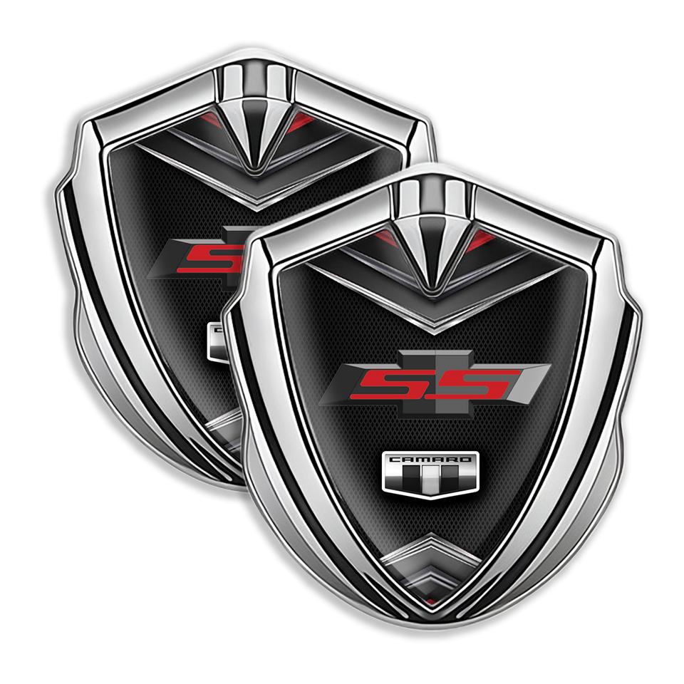 Chevrolet SS Emblem – 3D Metal Shield Decal, Domed Epoxy Resin Logo ...