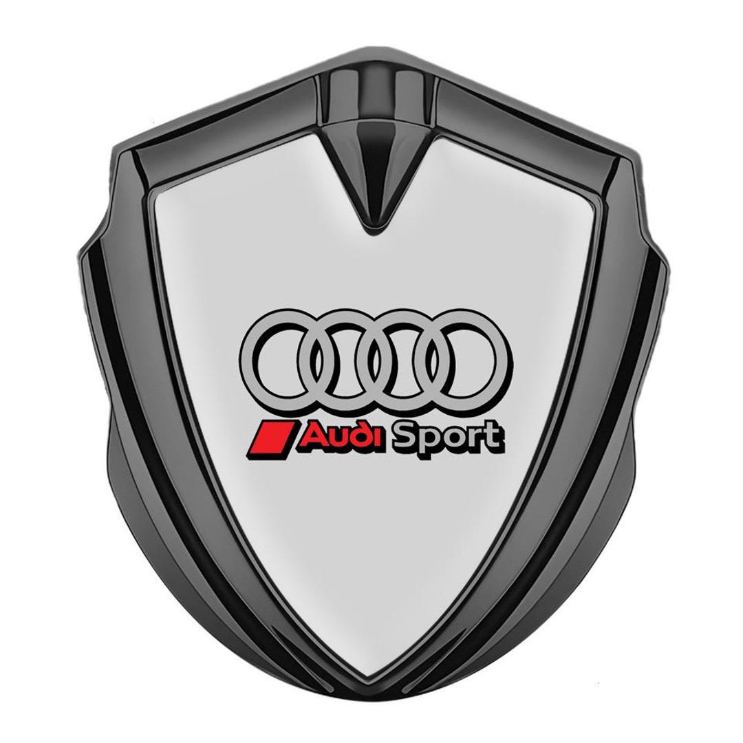 Audi Sport Metal Shield Emblem,3d Domed Epoxy Resin Logo,high Quality ...