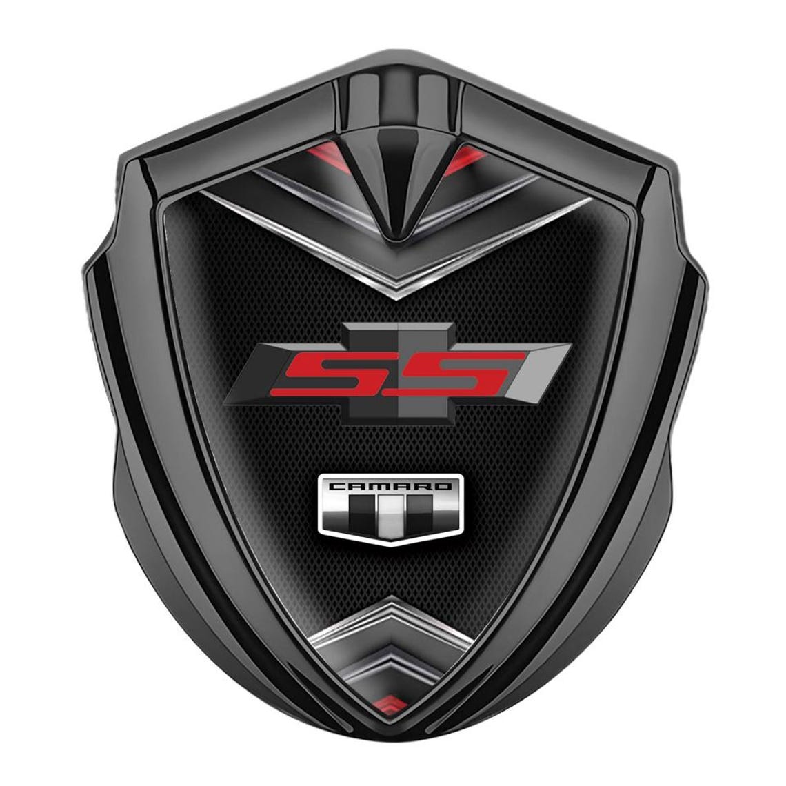 Chevrolet SS Emblem – 3D Metal Shield Decal, Domed Epoxy Resin Logo ...