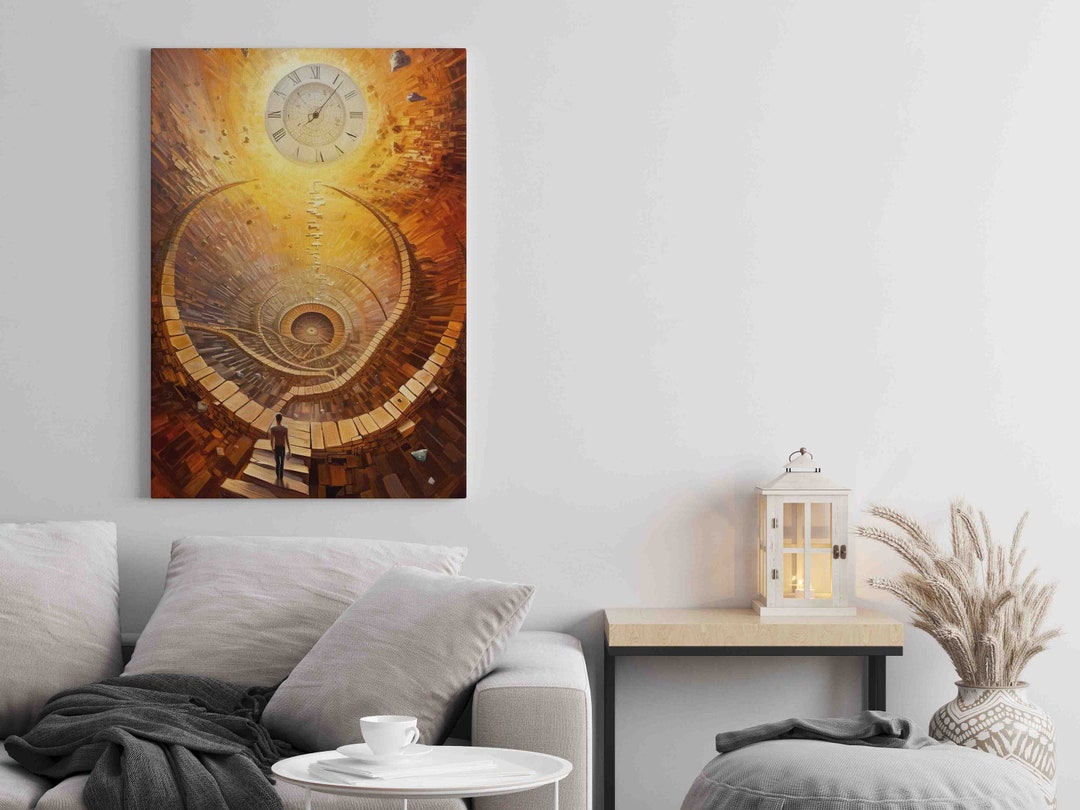 Chromatic Chronicles Abstract Collection Wall Decor - Etsy