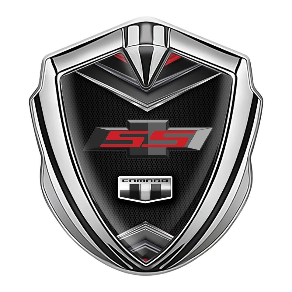 Chevrolet SS Emblem – 3D Metal Shield Decal, Domed Epoxy Resin Logo ...