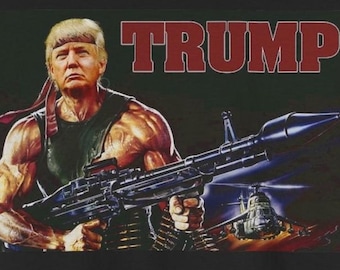 Rambo Png Trump Graphic, Funny Trump Shirt Digital Download File - Etsy