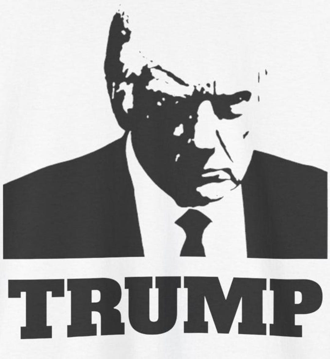 Trump Stencil Shirt - Etsy