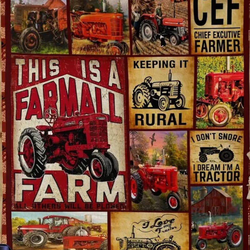 Farmall Tractor - Etsy