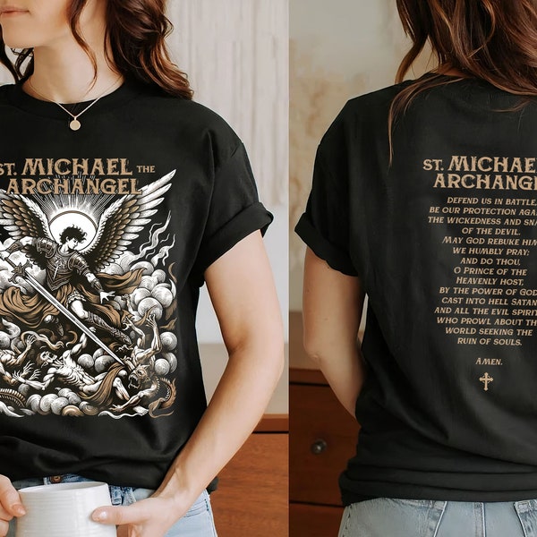 St Michael Archangel Shirt - Etsy