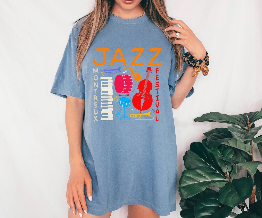 Jazz Montreux Festival Shirt, Candana Montreal Jazz Shirt, Saxophone ...