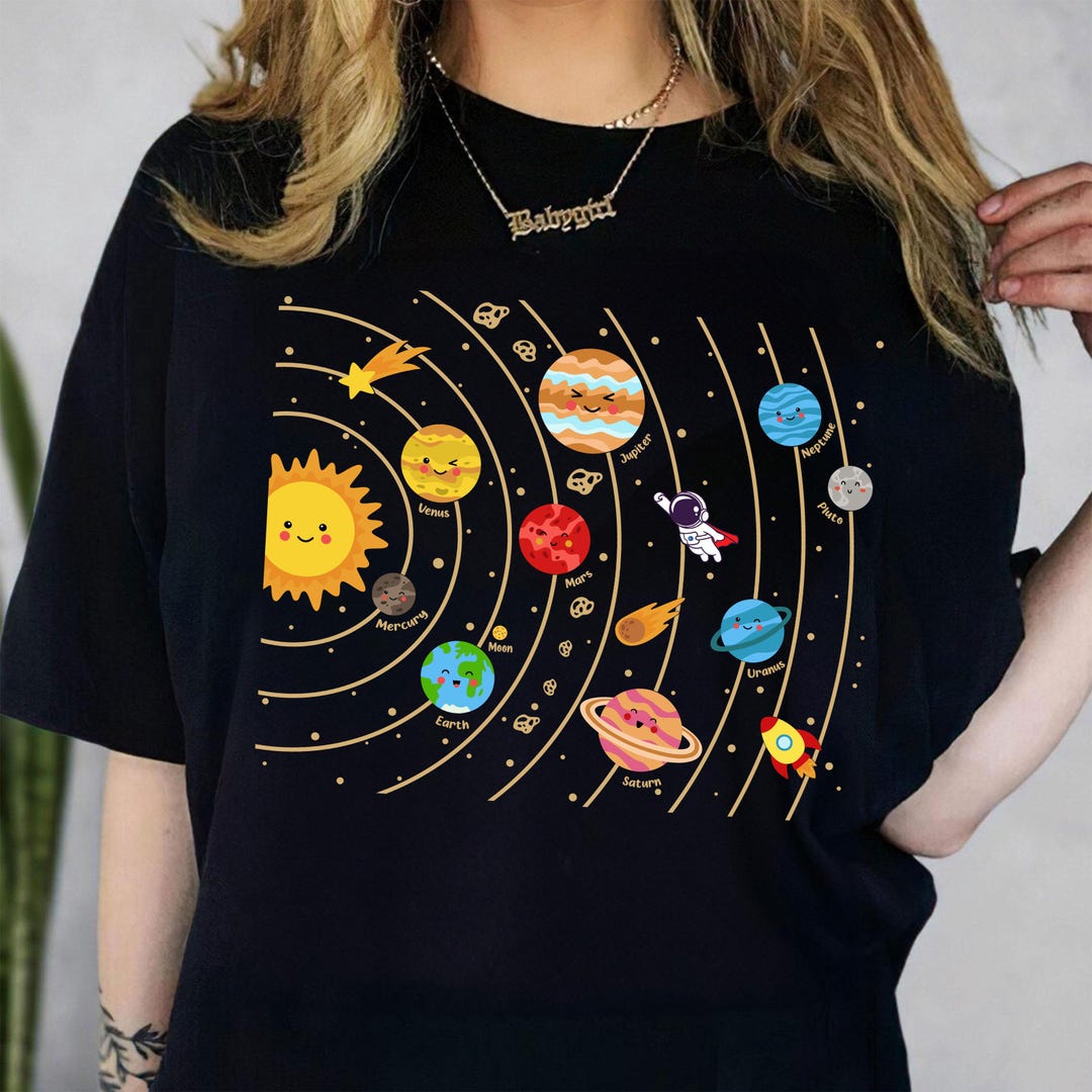 Solar System Shirts, Space Travel Planets Shirt, Scientist Shirt ...