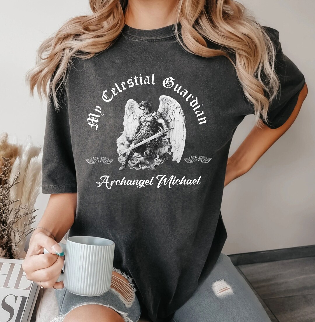 Saint Michael the Archangel Shirts, Saint Michael Prayer Shirt, My ...