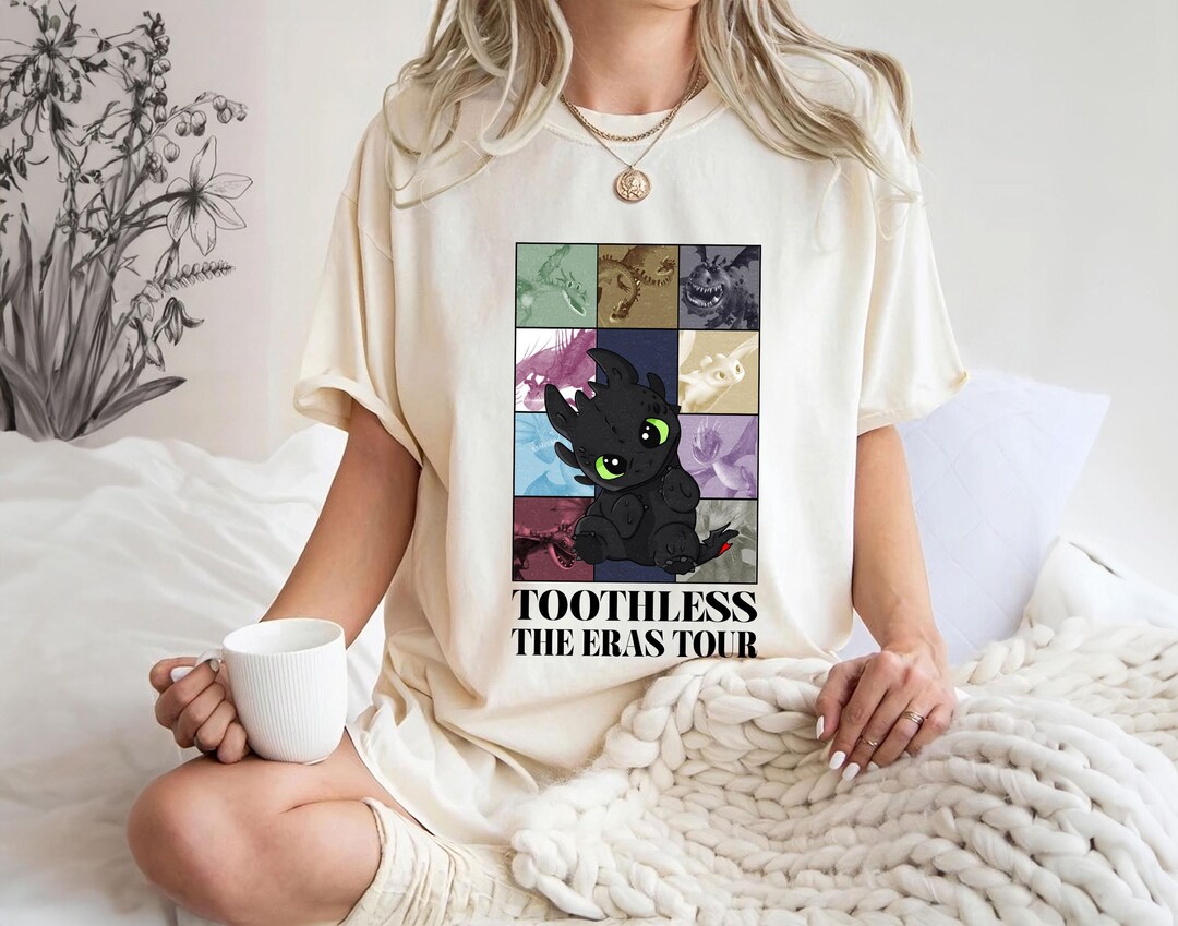 Toothless the Eras Tour Shirt, How to Train Your Dragon Shirts, Cute ...