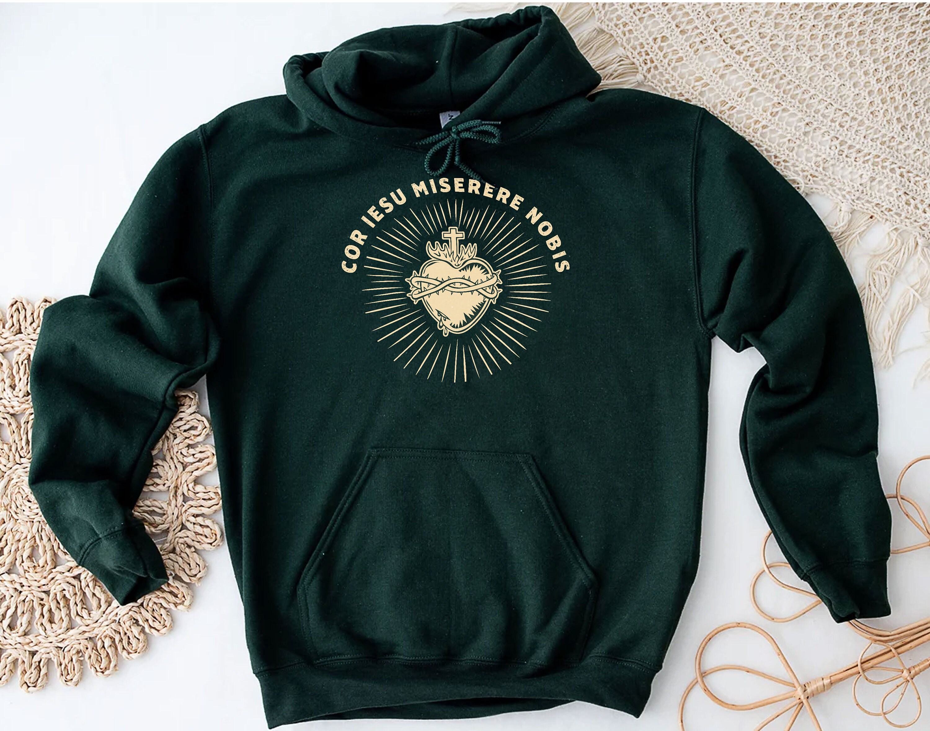 Catholic Shirt Sacred Heart of Jesus Shirts, Latin Mass Shirt ...