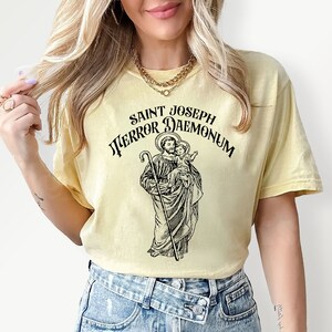 Catholic Shirt St. Joseph Terror of Demons Shirts, Saint Joseph the ...