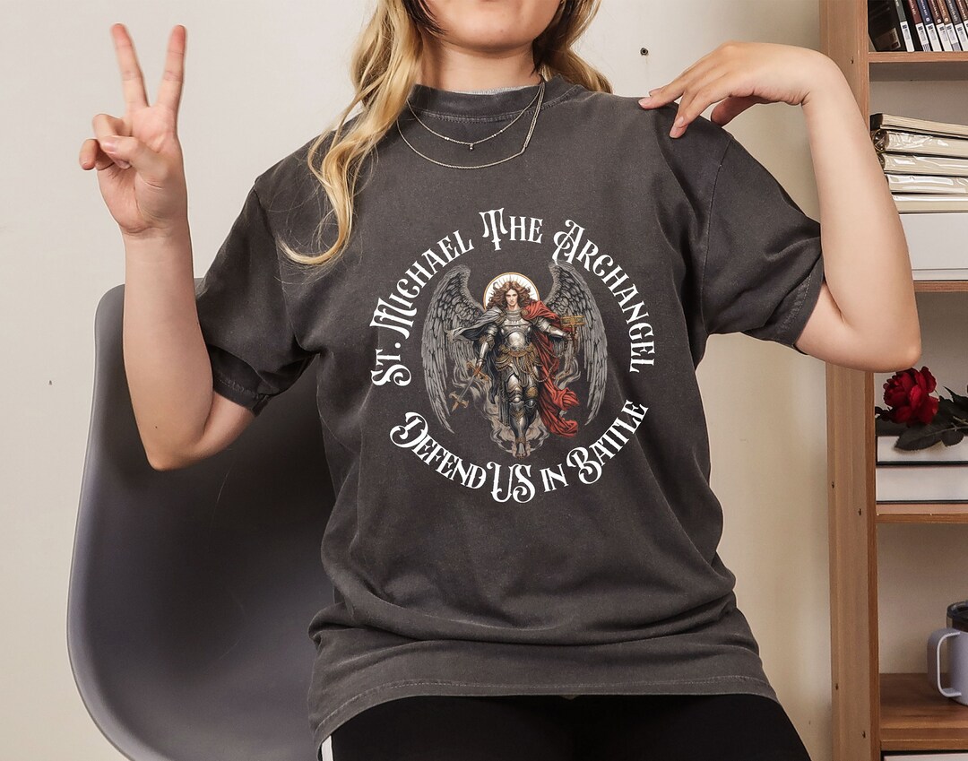 Catholic Shirt St. Michael the Archangel Catholic Shirts, Traditional ...