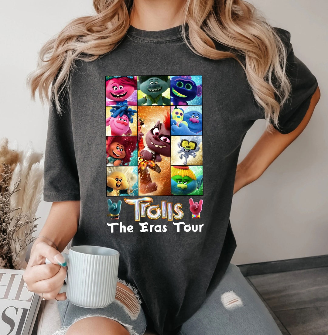 The Eras Tour Troll Band Together Shirt, Trolls World Tour Shirts ...