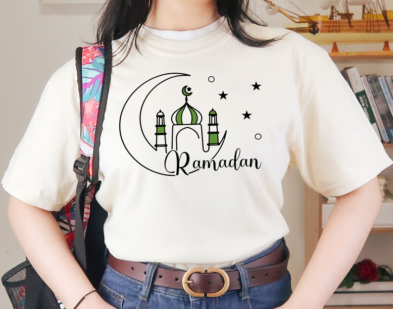 Ramadan Shirt Mosque Ramadan Mubarak Shirts, Ramadan Kareem Shirt, Eid ...