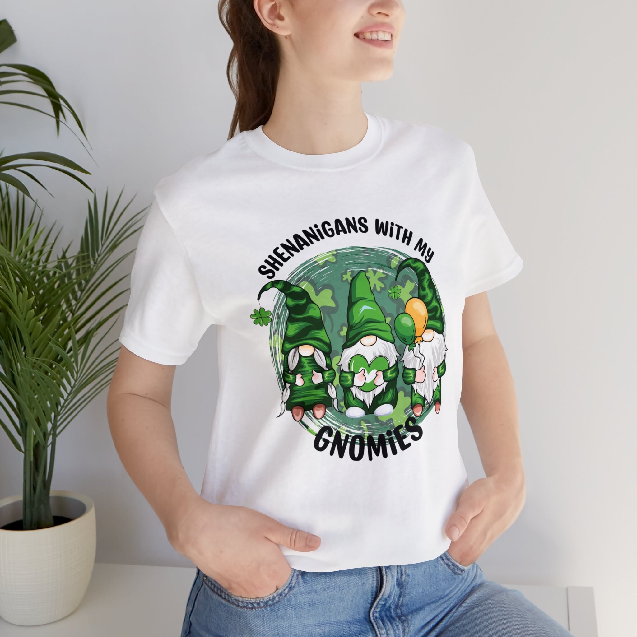 Shenanigans Squad Shirt St. Patrick's Day Irish Gnomes Tee, Festive T ...