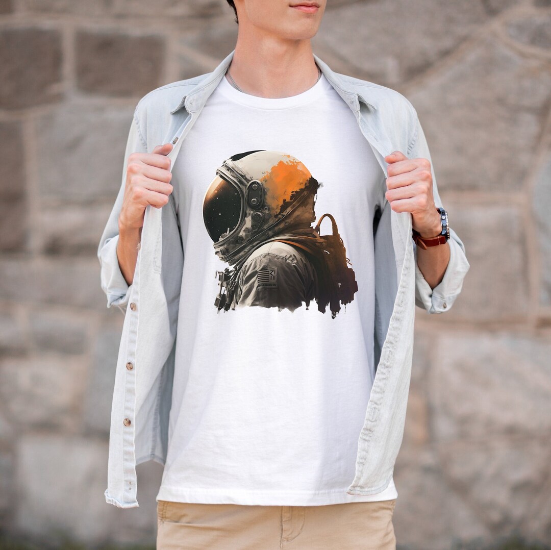 Vintage Astronaut Tee Space Explorer Shirt With NASA Charm, Stylish ...